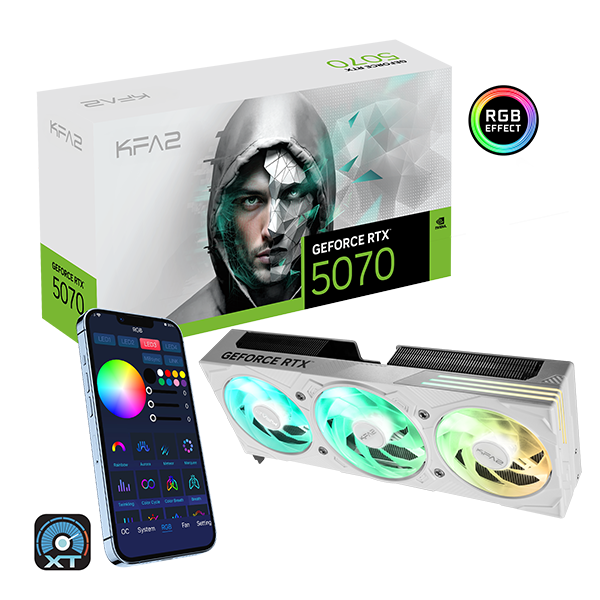GeForce RTX™ 5070 EX Gamer White - KFA2